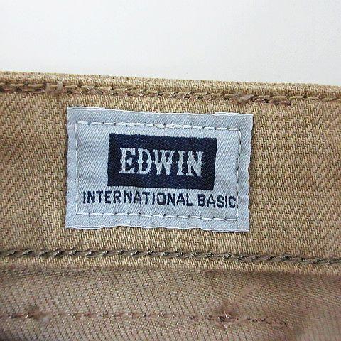 EDWIN エドウィン INTERNATIONAL BASIC 403 S403 デニム ジーンズ ボトムス ストレート ストレッチ 29 ベージュ ※EKM メンズ : ブランド古着販売の ...