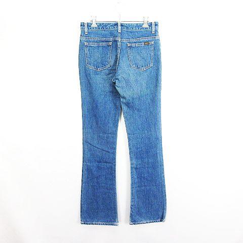 サムシング something 8995 デニム ジーンズ ボトムス ブーツカット ユーズド加工 30 インディゴブルー ※EKM レディース : 120-202410030331 ...