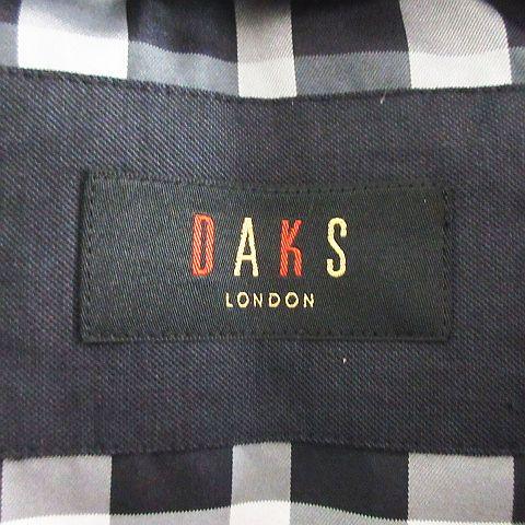 ダックス DAKS ダウンベスト アウター ジップアップ ロゴ ウール混 シルク混 M ブラック ※EKM メンズ : 120-202412180319 : ブランド古着販売のベクトル ...