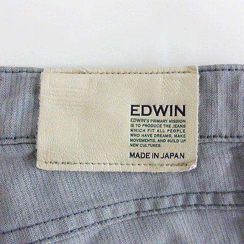 エドウィン EDWIN INTERNATIONAL BASIC FC403S パンツ ボトムス ストレート ヘリンボーン 白樺成分 34 グレー ※EKM メンズ : 120 ...