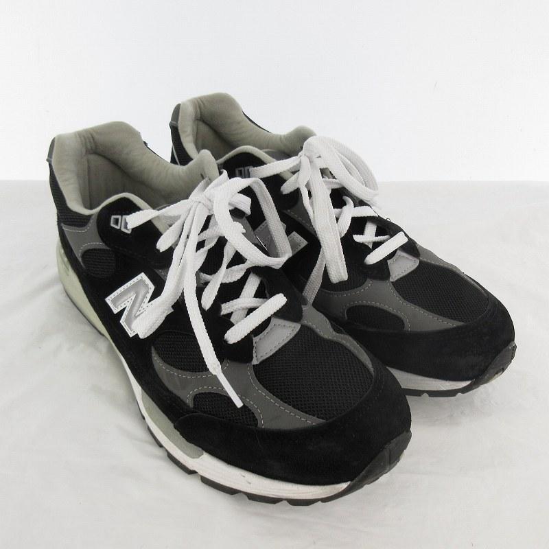 New Balance（ニューバランス） NEW BALANCE 25年製 US12 30cm U992BK スニーカー USA製 ブラック ...
