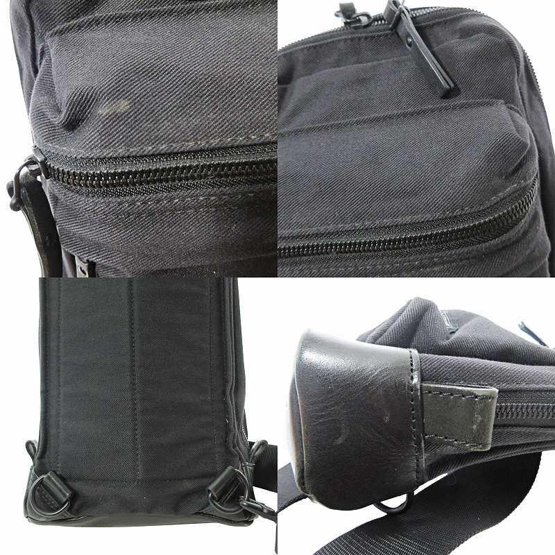 PORTER ポーター ROOT ルート ショルダーバッグ ボディバッグ スリングショルダーバッグ キャンバス ブラック 黒 0303 ☆AA★ メンズ : ブランド古着販売のベクトル ...