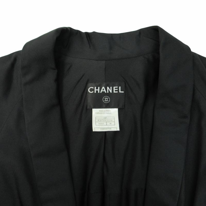 CHANEL（シャネル） CHANEL 06P ココマーク釦 トレンチ コート シルク