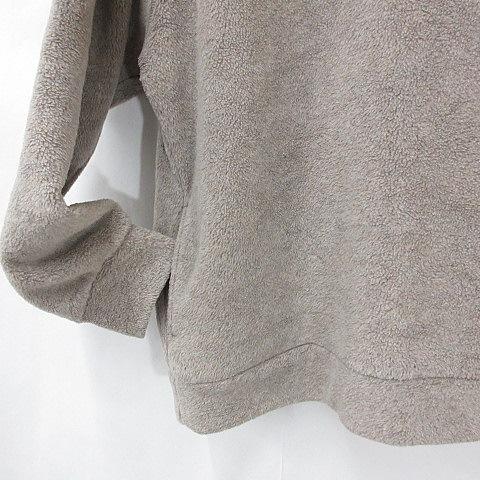 ハットアンドチッカ HAT CHICCA パーカー 長袖 プルオーバー フード ボア 起毛 ベージュ 茶 ブラウン L メンズ : ブランド ...