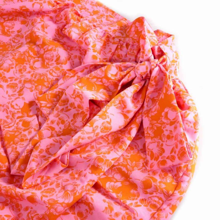 未使用品 ロデビエ Rodebjer Skirt under knee 花柄 ひざ丈 スカート 総柄 リボン 05 ピンク 2210176 ...