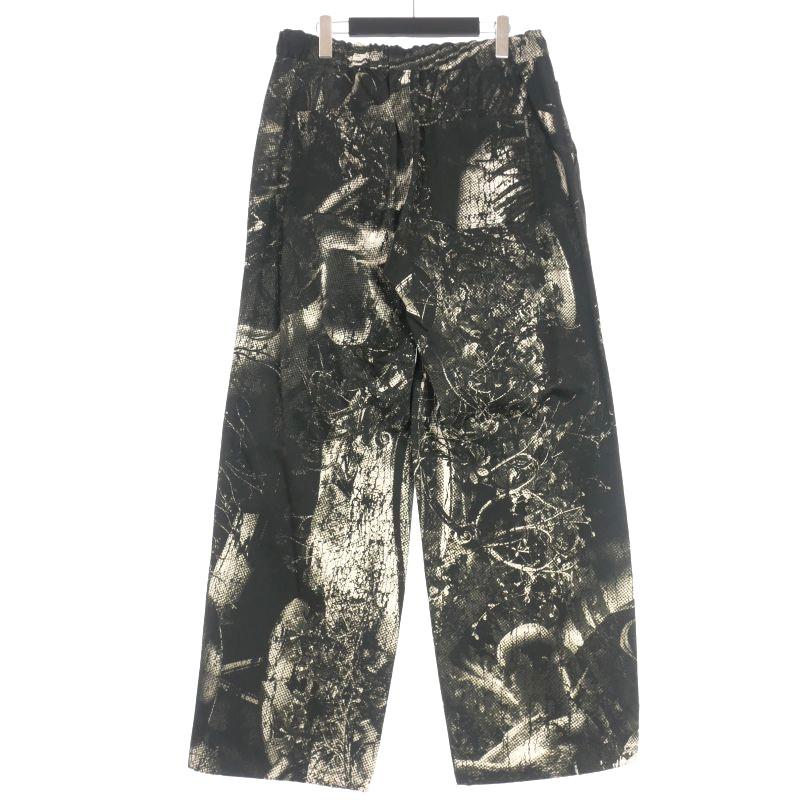 未使用品 フ44 LABEL GROUP × ANYMA ETERNITY DRAWSTRING PANTS 総柄 ドローストリングパンツ ...