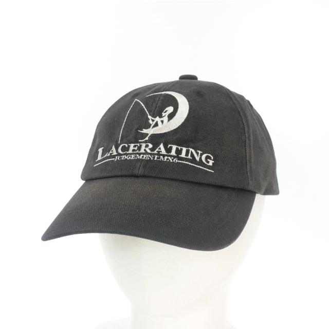 未使用品 セントマイケル SAINTMICHAEL 25SS 6PANNEL LACERATING CAP キャップ 帽子 OS ブラック 黒 ...