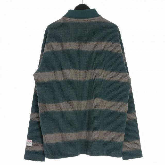 ナパバイマーティンローズ NAPA by Martine Rose Lion Long Sleeve Polo Shirt ボーダー ...