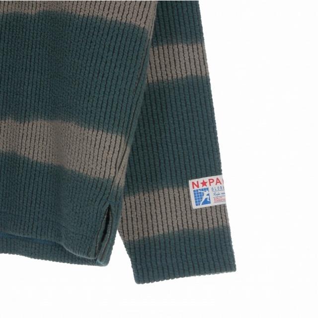 ナパバイマーティンローズ NAPA by Martine Rose Lion Long Sleeve Polo Shirt ボーダー ...