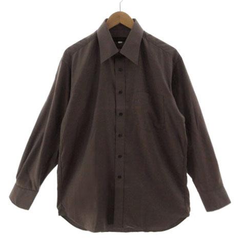 未使用品 ダーバン DURBAN basic gear シャツ ワイシャツ 形態安定加工 胸ポケ 長袖 コットン タマムシ 茶系 紺系 42-82 : ブランド古着販売のベクトル - 通販 ...