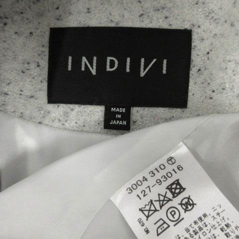 INDIVI（インディヴィ） カラーネップフーデットコート 127-93016