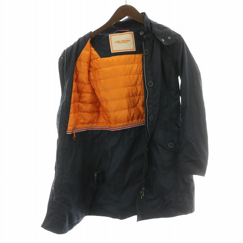 ヤンマイエン JAN MAYEN ダウンコート vero piumino フード付き 38 S