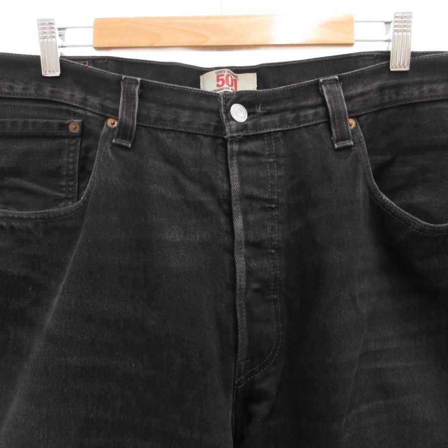 Levi's リーバイス 501 デニムパンツ ジーンズ ストレート ボタンフライ W38 L32 黒 ブラック /GV GY01 メンズ : ブランド古着販売のベクトル - 通販 ...