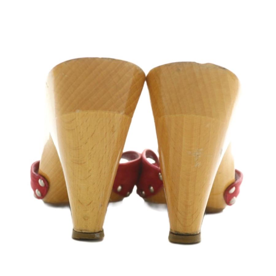 CHANEL（シャネル） ミュール スエード オープントゥ ウッドソール