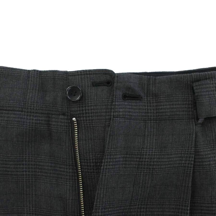 【中古】VOAAOV セットアップ CHIC TECH SS SHIRT CHIC TECH TUCK WIDE SLACKS チェック柄 1 VOSH-L32 VOPT-L33 ヴォアーブ VOAAOV セットアップ CHIC TECH SS SHIRT TUCK WIDE SLACKS