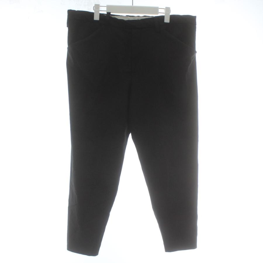 サンシー SUNSEA SUPER NICE MATERIAL PANTS パンツ スラックス ウール テーパード ジップフライ 2 黒 ...