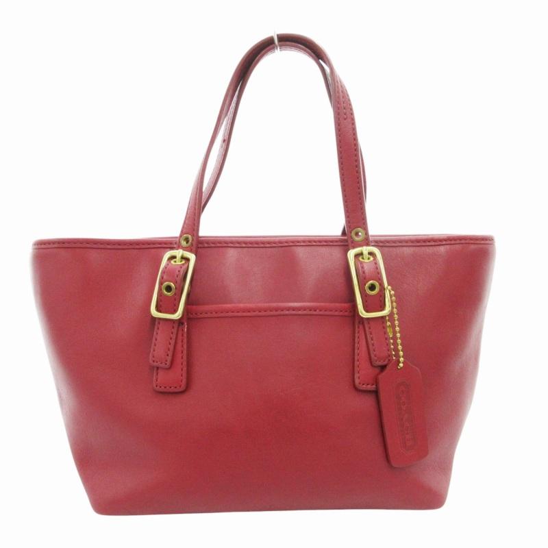 コーチ COACH 9846 ミニ トート バッグ ハンド ロゴ レザー 赤 レッド /GV GY18 レディース : 165 ...