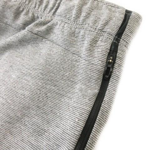 オークリー OAKLEY パンツ ジャージ ロング ストレッチ ワンポイント ロゴ ボーダー柄 スポーツ XL グレー /AO1 GY18 ...