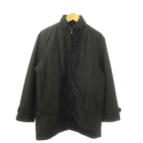 カンサイ ヤマモト KANSAI YAMAMOTO HOMME 中綿ジャケット ミドル スタンドカラー ジップアップ シンプル LL 黒 ブラック /AO9 GY18 : ブランド古着販売の ...