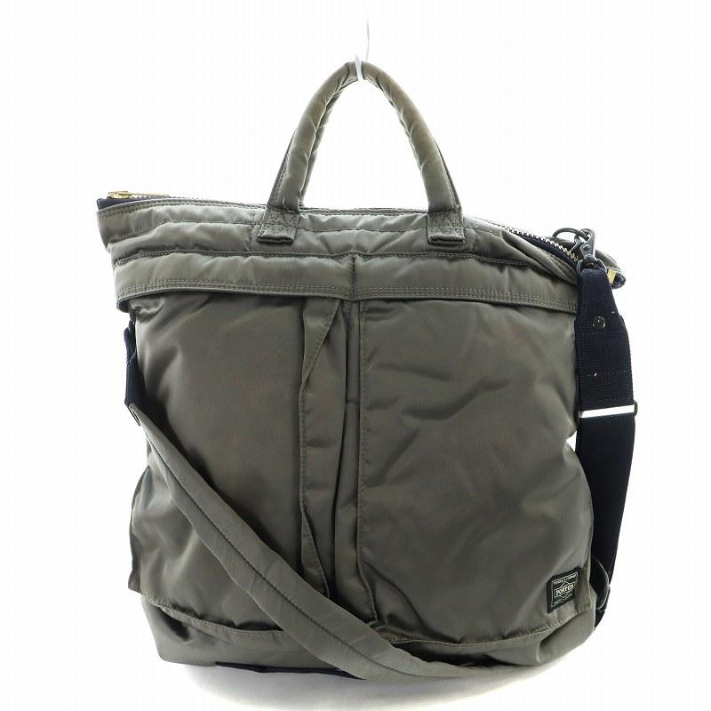PORTER ポーター 吉田カバン PX TANKER 2WAY HELMET BAG ヘルメットバッグ ショルダー トート 斜め掛け ナイロン : ブランド古着販売のベクトル - 通販 ...
