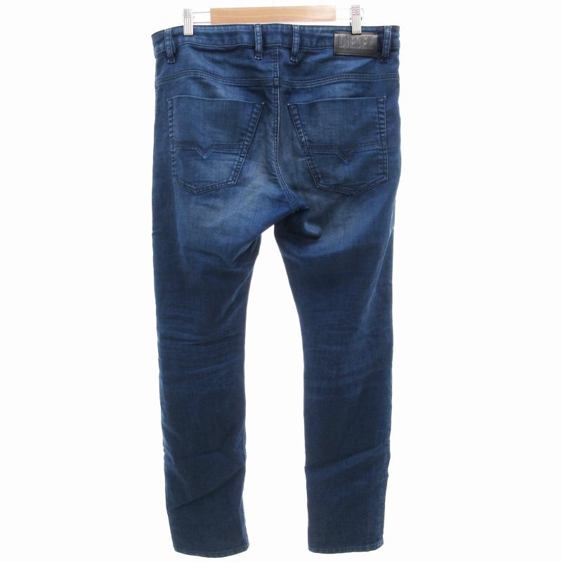DIESEL（ディーゼル） DIESEL KROOLEY-X-NE ジョグジーンズ デニムパンツ テーパード ジップフライ ストレッチ W34 ...
