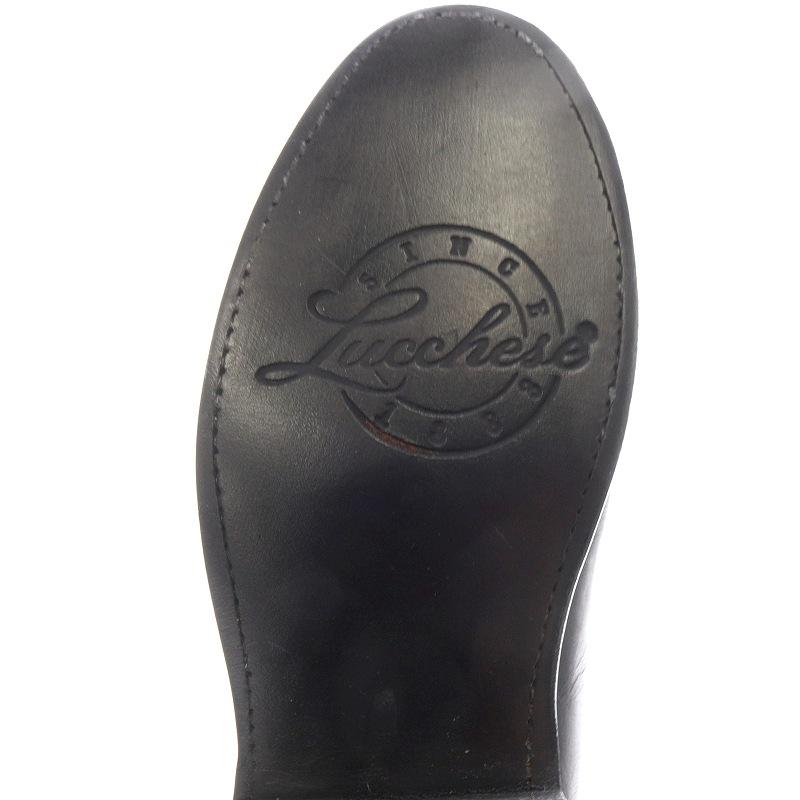 ルケーシー Lucchese ロング ペコス ブーツ レザー スエード 切替