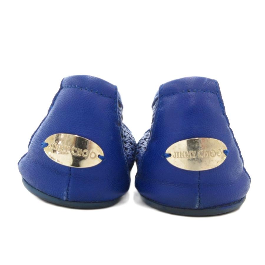 ジミーチュウ JIMMY CHOO パンプス フラットシューズ パンチング