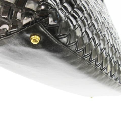 Bally（バリー） ハンドバッグ メッシュ 編み込み レザー 本革