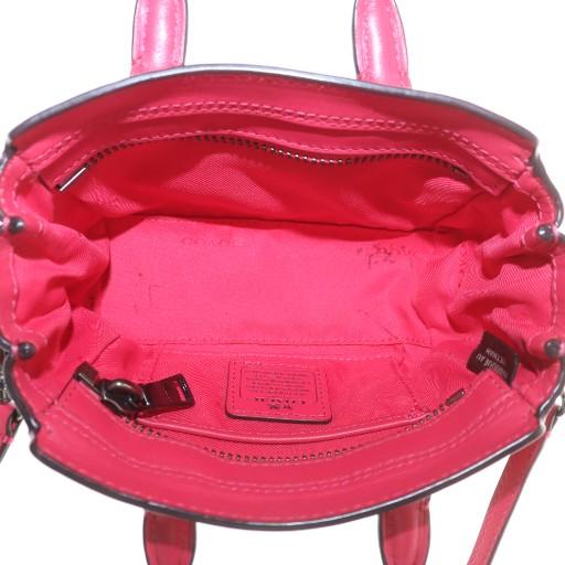 【中古】コーチ COACH スワッガー15 ハンドバッグ ショルダー 2WAY ミニ レザー ロゴ ピンク 54625 COACH（コーチ） スワッガー15 ハンドバッグ ショルダー 2WAY ミニ