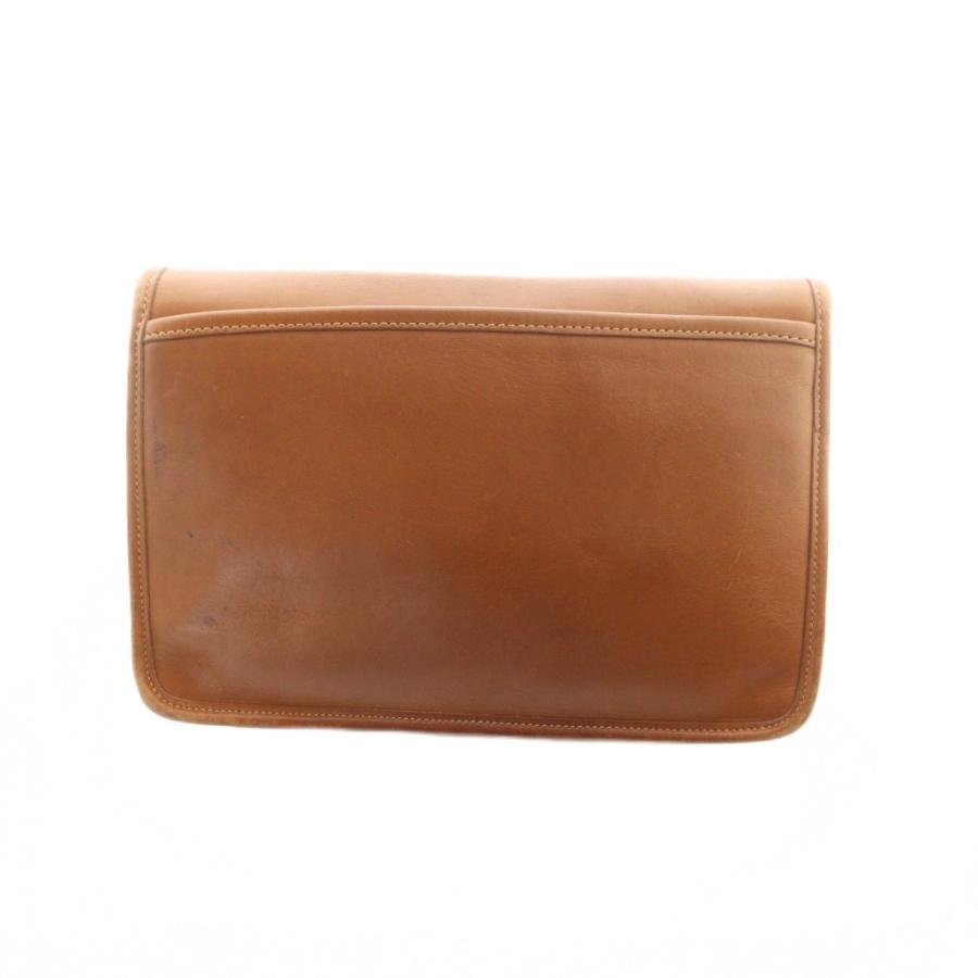 COACH コーチ オールドコーチ ヴィンテージ USA製 9266 セカンドバッグ クラッチバッグ レザー 茶 ブラウン 433-9266 レディース : ブランド古着販売のベクトル ...