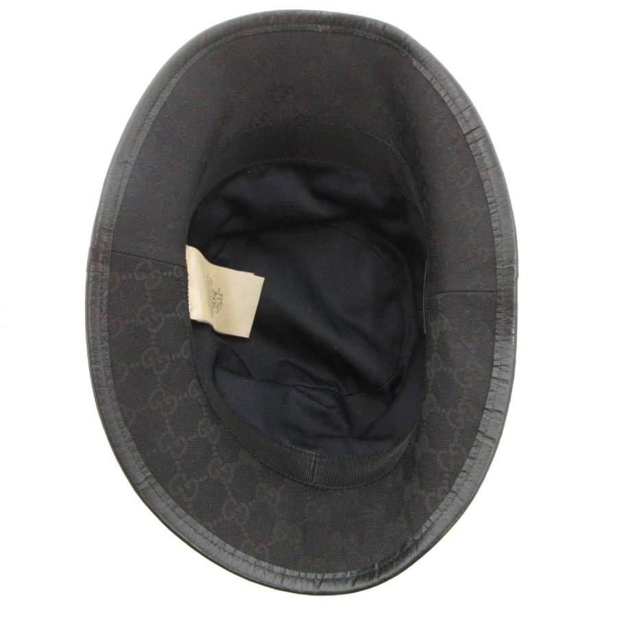 GUCCI（グッチ） GUCCI GGキャンバス フェドラ バケットハット 帽子