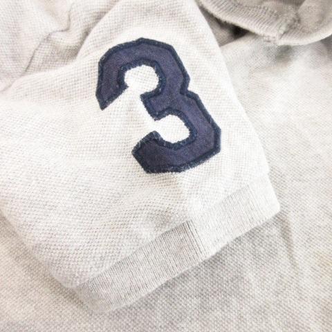 ポロ ラルフローレン POLO RALPH LAUREN ポロシャツ 半袖 ロゴ刺繍 ビッグポニー 鹿の子 男の子 ボーイズ 5 115cm グレー /AH3 : ブランド古着販売のベクトル ...