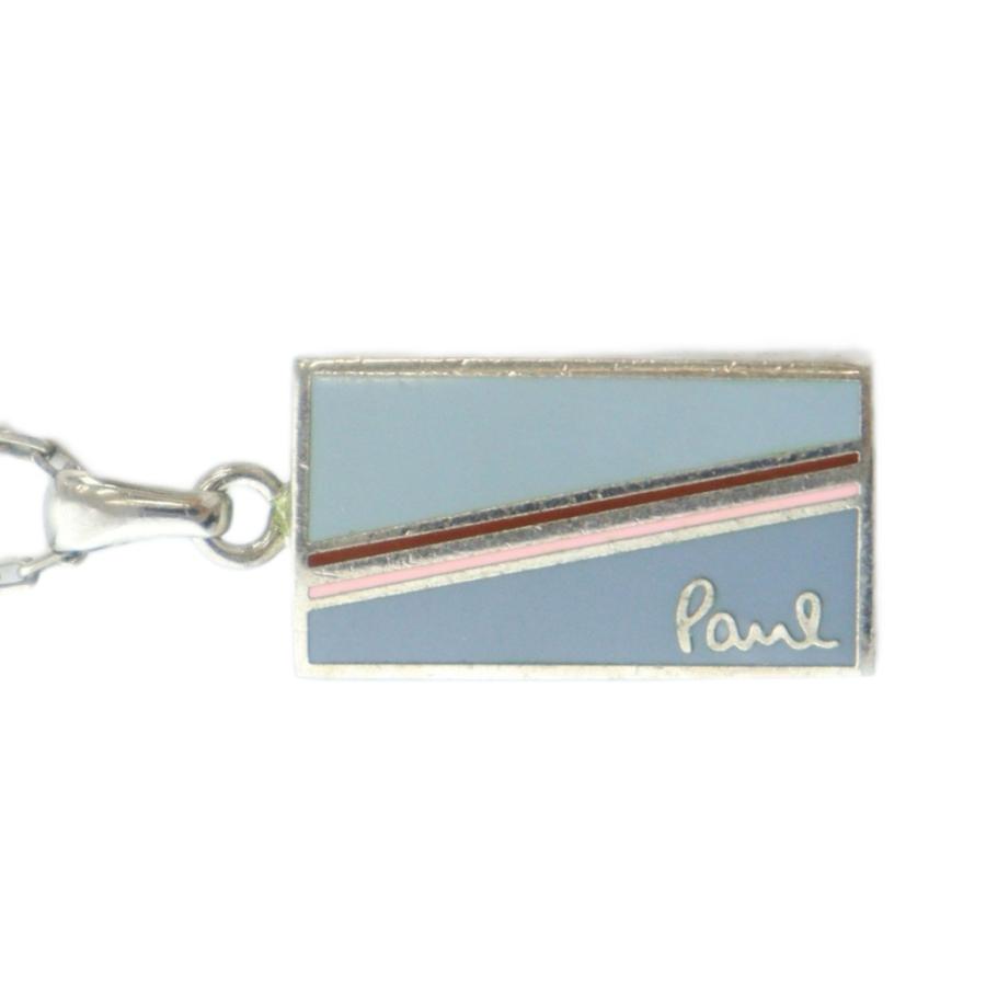 Paul Smith ポールスミス PAUL SMITH ネックレス アクセサリー ペンダント ロゴ シルバー色 GY18 /MQ レディース ...