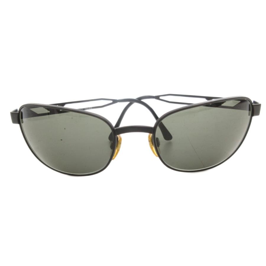 EMPORIO ARMANI エンポリオアルマーニ サングラス アイウェア めがね ロゴ グリーンレンズ 125 黒 ブラック 062-S /FF GY11 : ブランド古着販売のベクトル ...