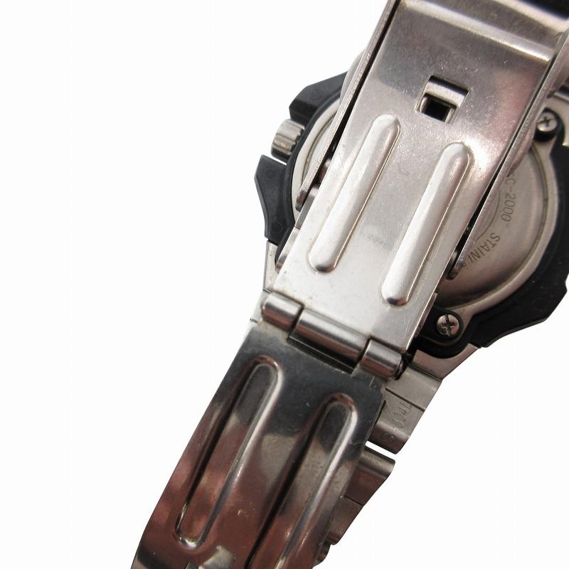 CASIO（カシオ） CASIO G-SHOCK ジーショック 腕時計 ウォッチ クォーツ アナログ 3針 黒 ブラック シルバーカラー GC ...