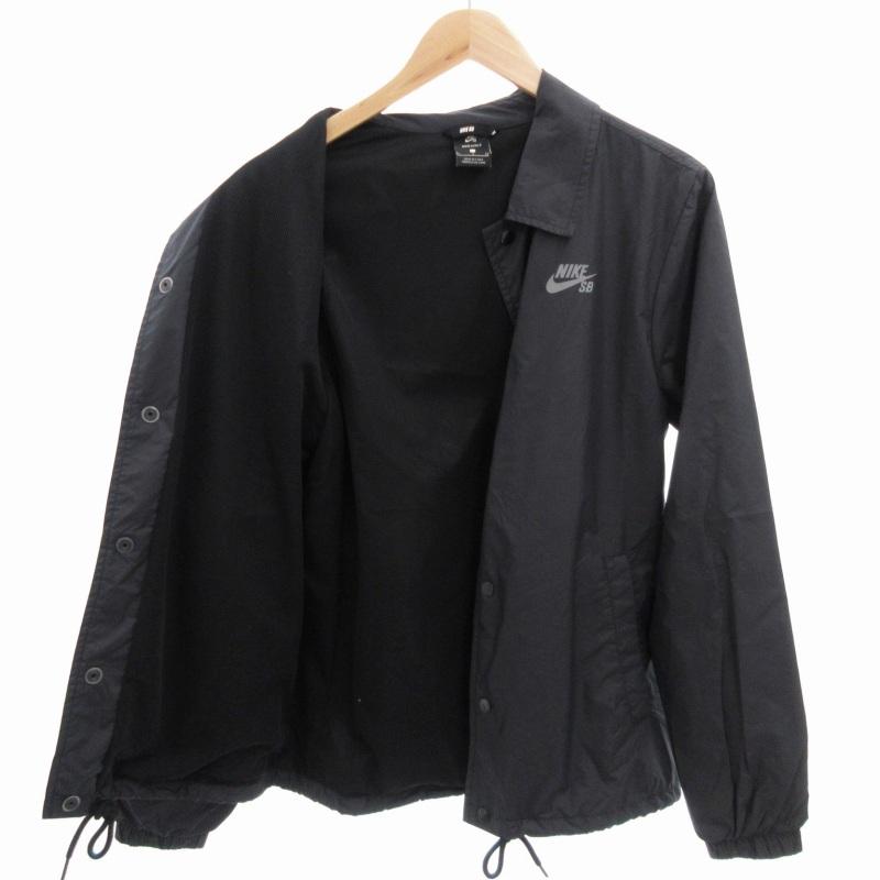 ナイキ エスビー NIKE SB SHIELD COACH JACKET シールドコーチジャケット アウター S 黒 ブラック /OU メンズ ...