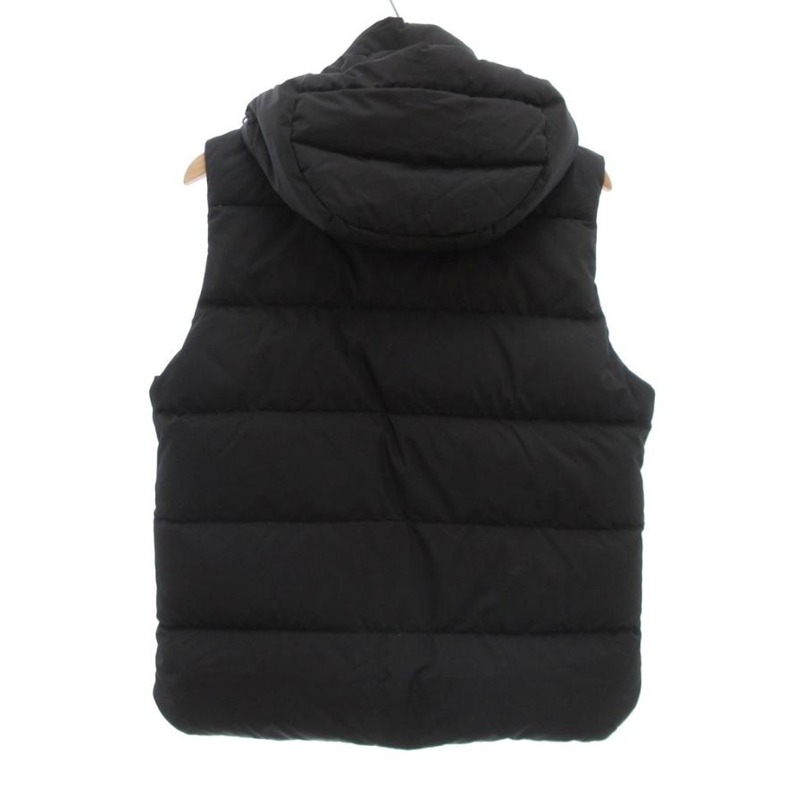 【中古】ムーレー MOORER FIRE-WK ダウンベスト フード 2way ジップアップ 50 黒 ブラック 50 /UO メンズ ムーレー MOORER FIRE-WK ダウンベスト フード 2way ジップアップ 50