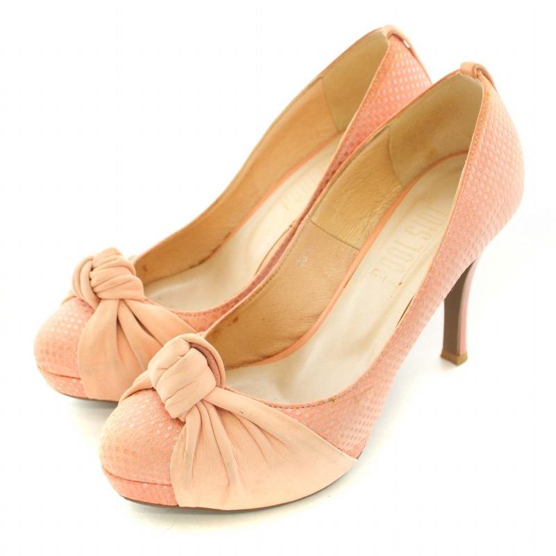 プールサイド POOLSIDE パンプス アーモンドトゥ ハイヒール リボン 23.5cm ピンク /BB レディース :170-402403050115:ブランド古着販売のベクトル - 通販 ...