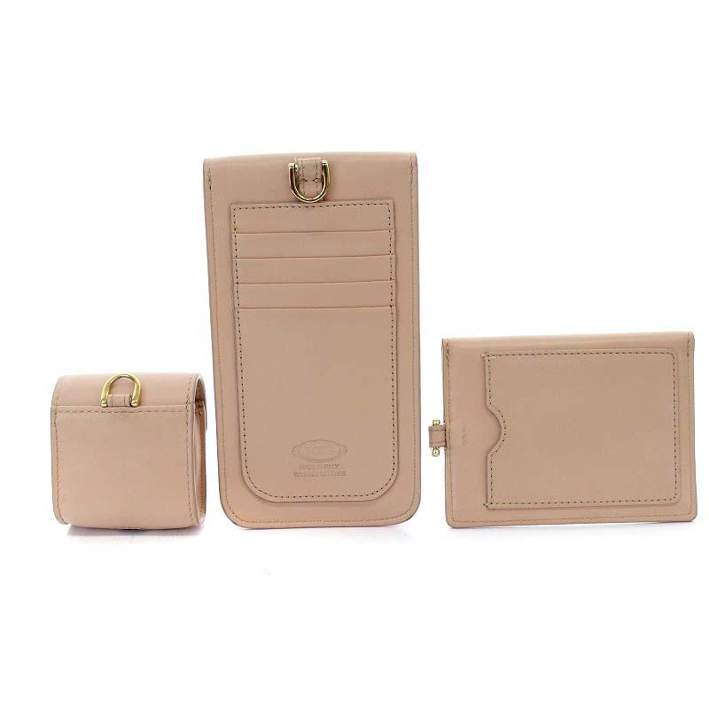 トッズ TOD'S Tタイムレス 3 IN 1 スマホホルダー トッズ TOD'S Tタイムレス 3 IN 1 スマホホルダー