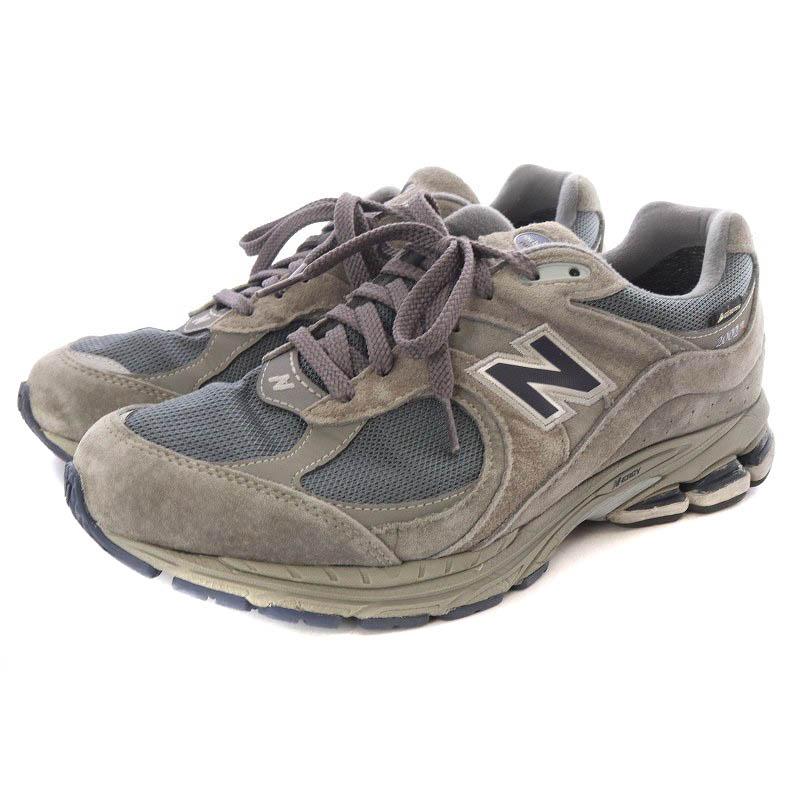 ニューバランス NEW BALANCE M2002RXC スニーカー ロゴ スエード 28.5cm グレー /SR18 AD メンズ ...