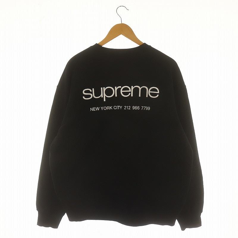 Supreme シュプリーム SUPREME 23AW nyc crew neck スウェット プルオーバー 長袖 L 黒 ブラック /HK ...