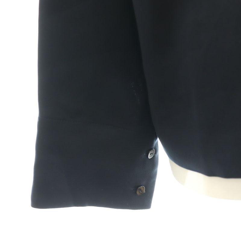 ステュディオス STUDIOUS サテンバッグベルトブラウス 長袖 Vネック F 紺 ネイビー /MI OS レディース : ブランド古着販売のベクトル - 通販 - Yahoo!ショッピング