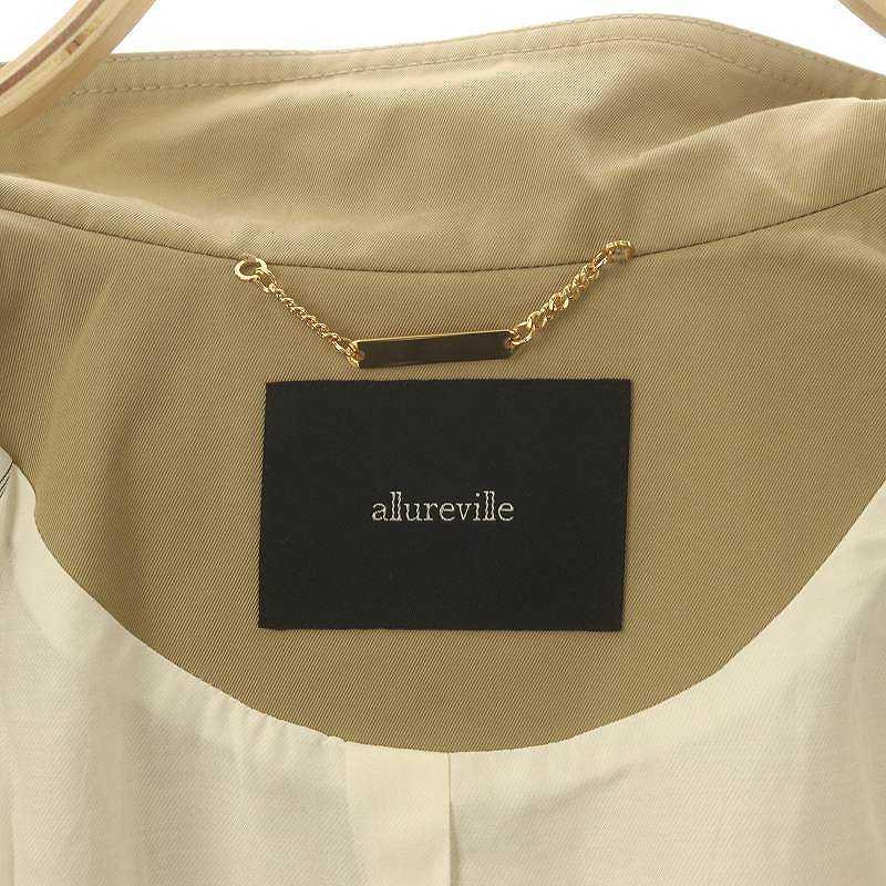 アルアバイル allureville 24SS オーバーラップスタンドコート