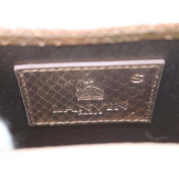 ランバン LANVIN パーティーバッグ ポーチ ピンク ゴールド色 ランバン LANVIN パーティーバッグ ポーチ ピンク ゴールド色