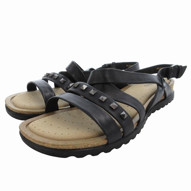 エコー ECCO スタッズ装飾ストラップサンダル 36 ベージュ /FF レディース : ブランド古着販売のベクトル - 通販 - Yahoo!ショッピング