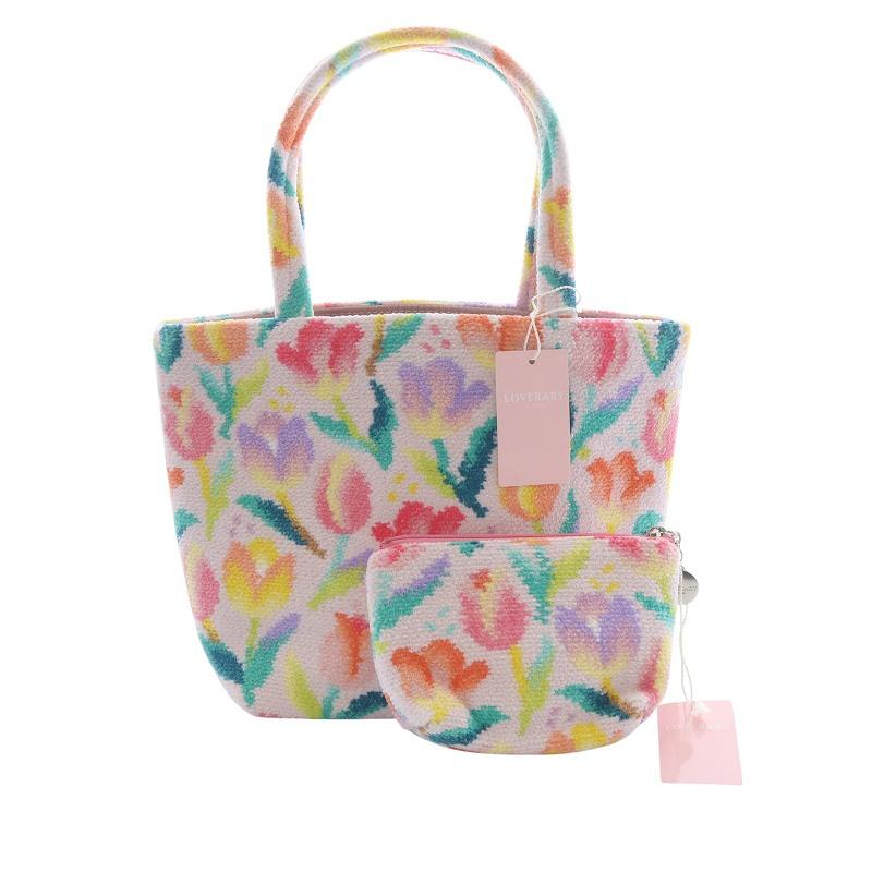 未使用品 フェイラー FEILER ラブラリーバイ チューリップ ポーチ トートバッグ セット ラベンダー /SR9 レディース : ブランド古着販売のベクトル - 通販 - Yahoo!ショッピング