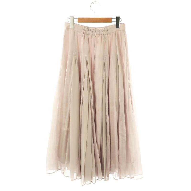 ジャスグリッティー JUSGLITTY 24SS スパークシフォンマチスカート フレア 1 ピンク /MI OS レディース : ブランド古着販売のベクトル - 通販 - Yahoo!ショッピング