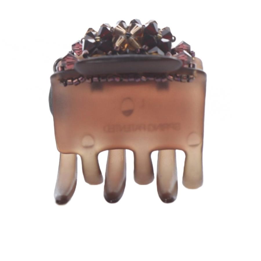 コンプレックスビズ COMPLEX BIZ ヘアクリップ ビーズ装飾 ダークブラウン /YO26 レディース : ブランド古着販売のベクトル - 通販 - Yahoo!ショッピング