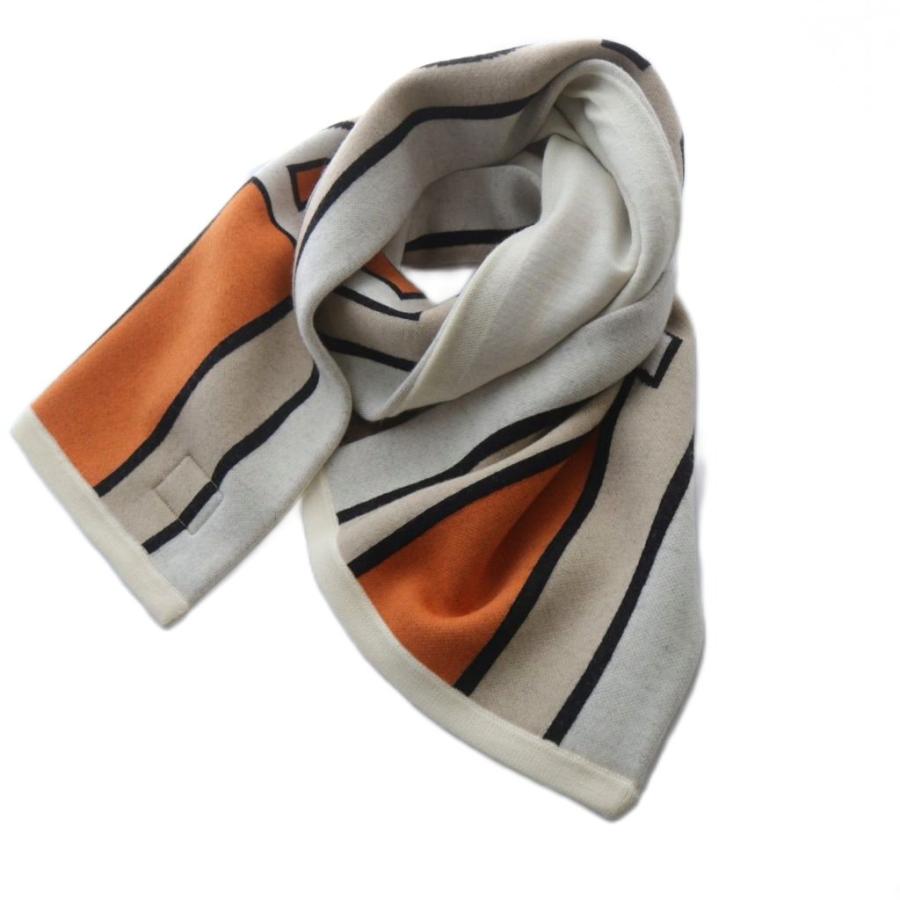 BURBERRY 未使用品 バーバリー マフラー ロゴ刺繍 ウール ライトグレー /YO9 レディース : ブランド古着販売のベクトル - 通販 - Yahoo!ショッピング