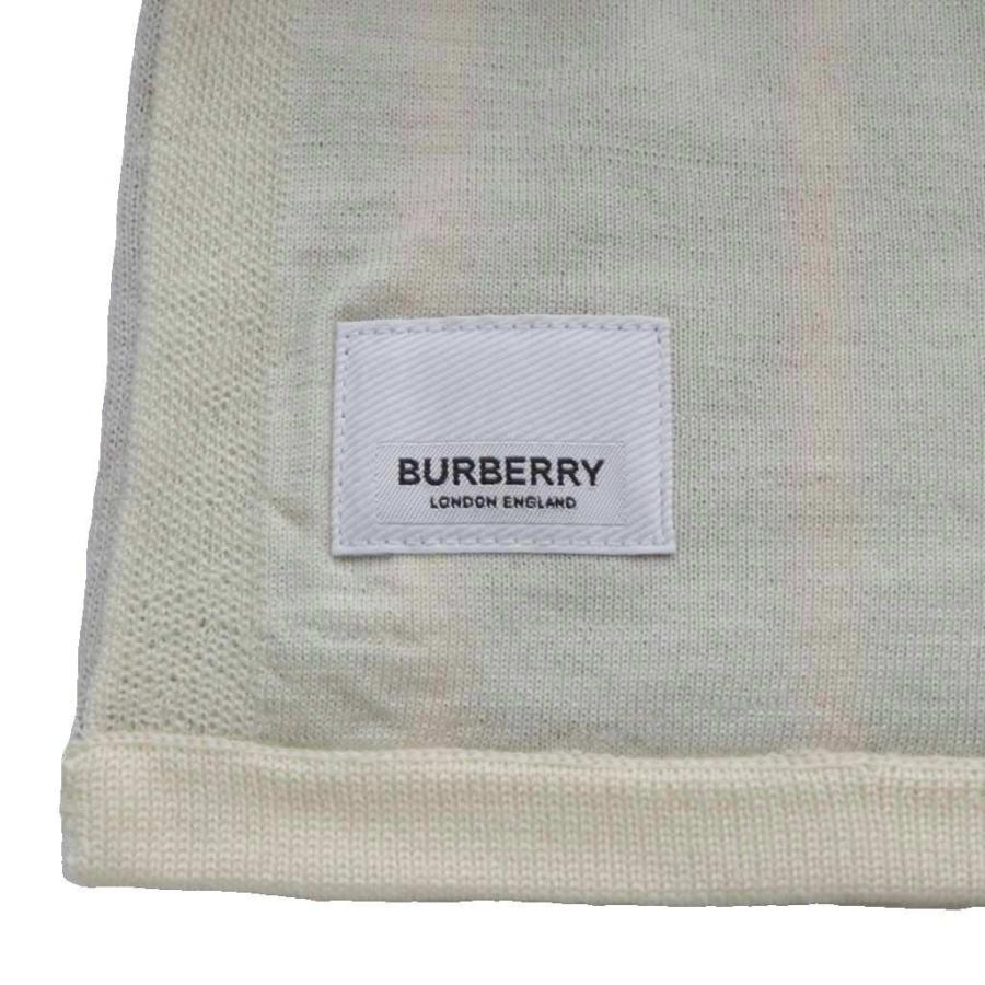 BURBERRY 未使用品 バーバリー マフラー ロゴ刺繍 ウール ライトグレー /YO9 レディース : ブランド古着販売のベクトル - 通販 - Yahoo!ショッピング